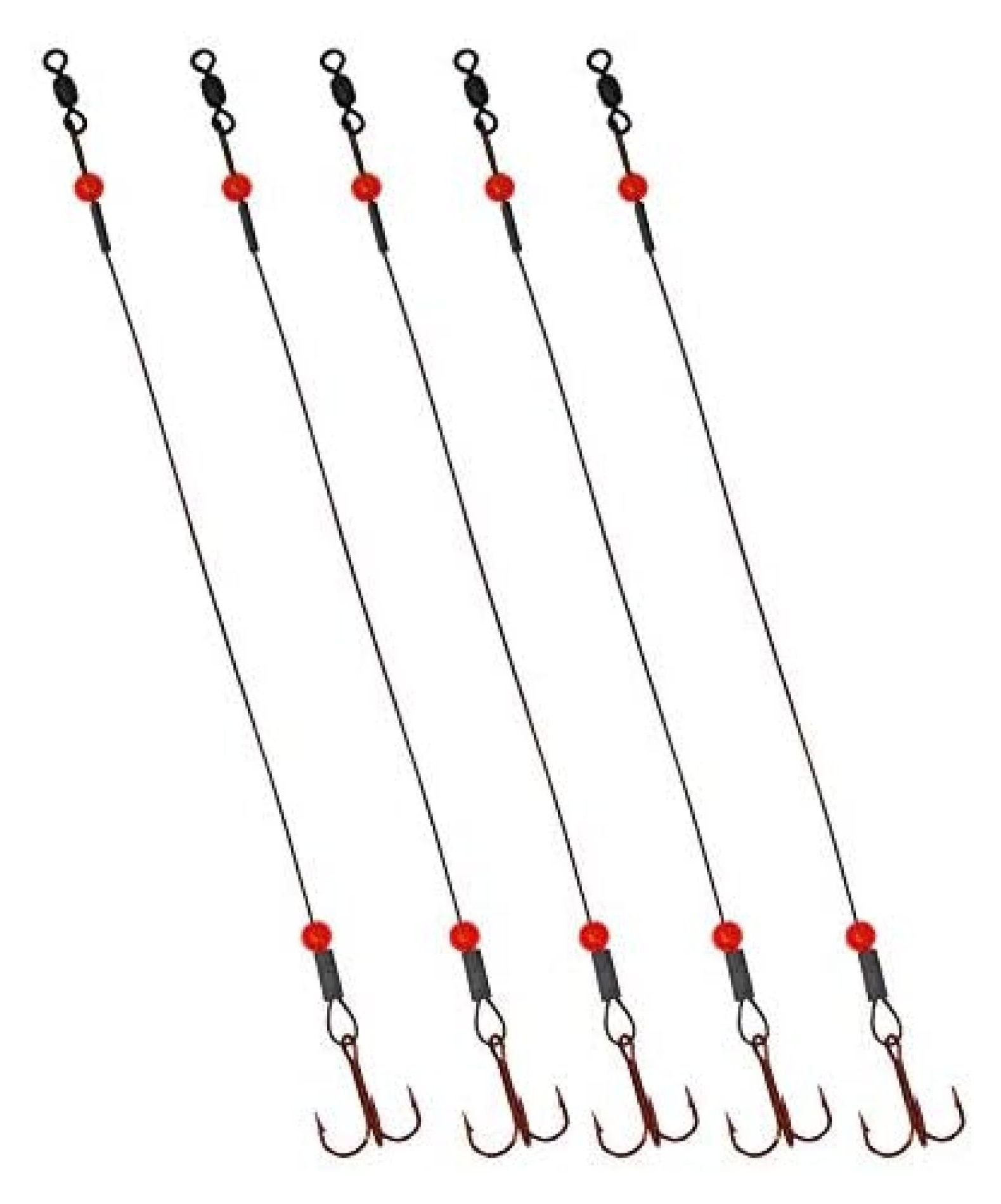 Ice Fishing Tip Up Leader/Rig (90 lb) / Ice Fishing Sucker Walleye Pike ...