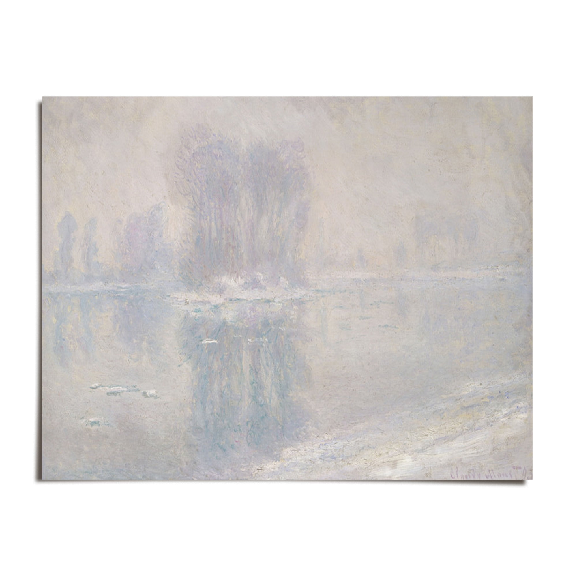 Ice Floes, 1893 - Claude Monet - 8.5x11 - Wall Art Print - UNFRAMED ...