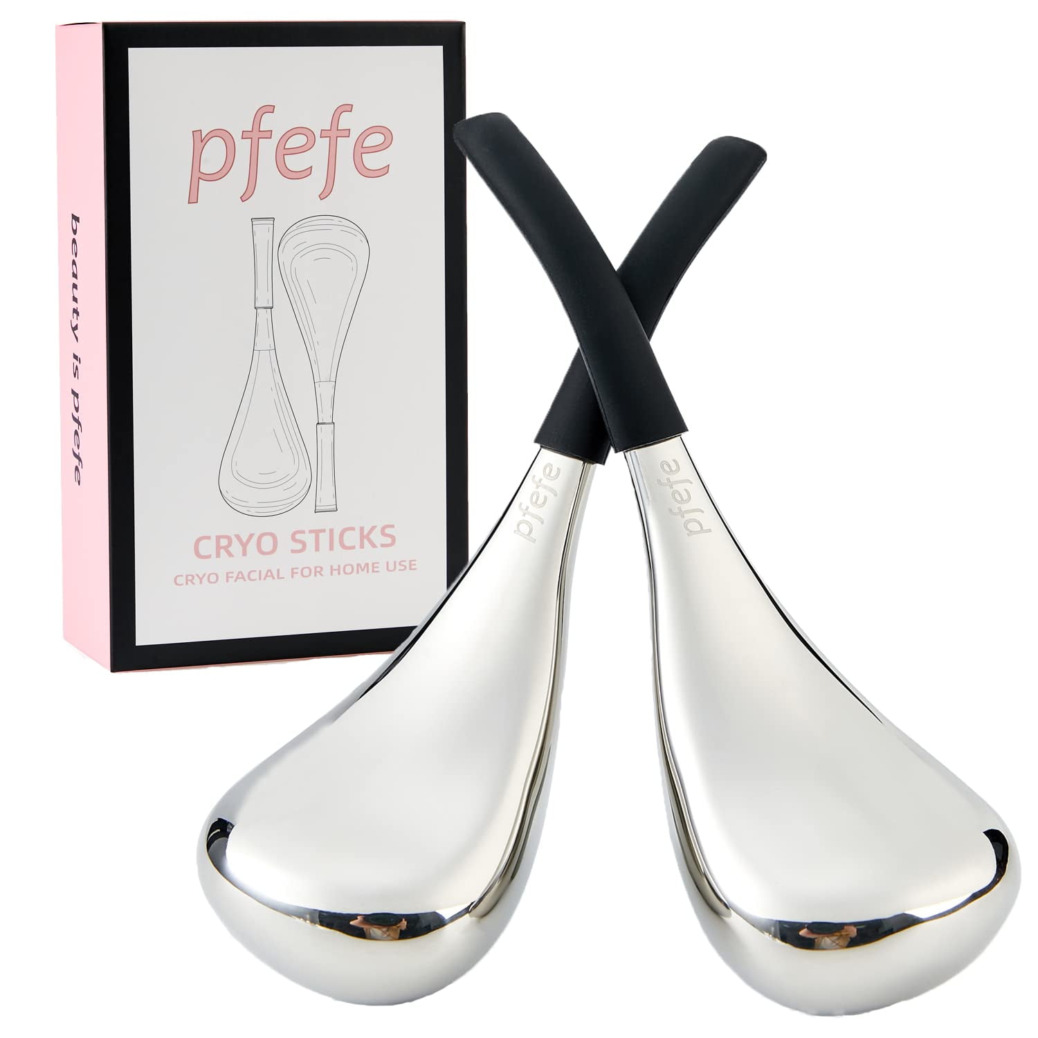 Ice Globes Facial Skin Care Tools for Women Face Eyes, Stainless Steel ...