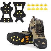 2Pcs Non-Slip Shoe Cover,Ice Snow Grippers,Over Shoe Boot Traction ...