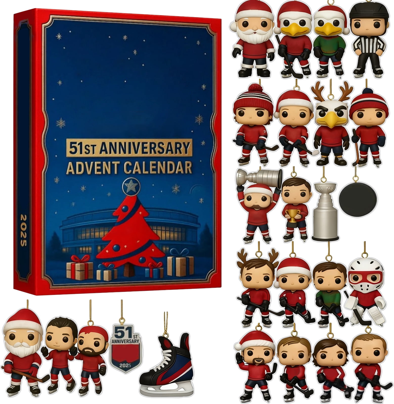 Ice Hockey Anniversary Advent Calendar 2025, Washington Capitals Ice ...