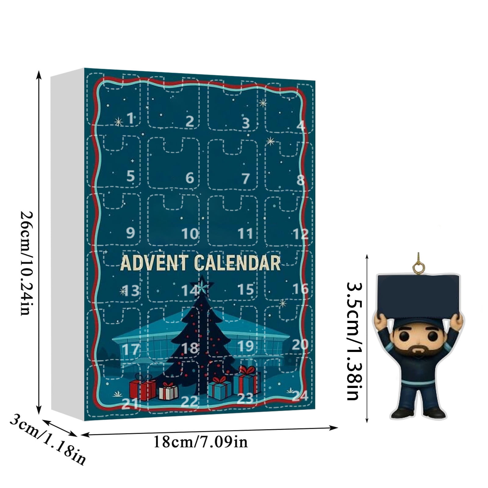 Ice Hockey Christmas Advent Calendar Blind Box, 24 Days Advent Calendar ...