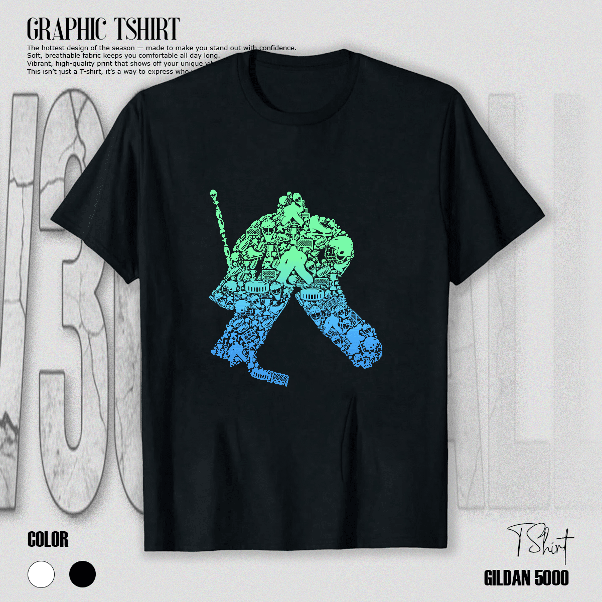 Ice Hockey Goalie Funny Player Youth Sports Humor Unisex T-shirt V15338 ...