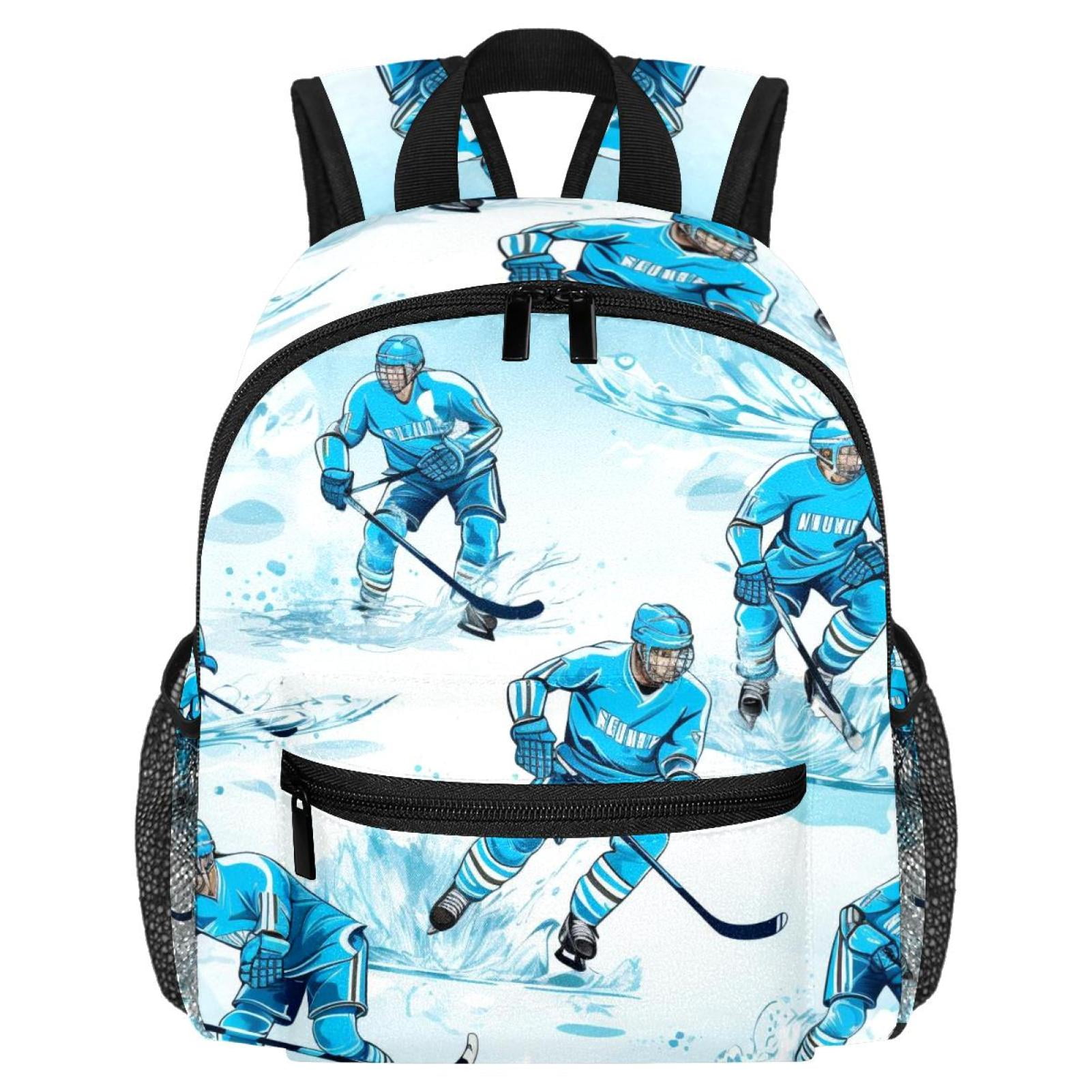 Ice Hockey Lightweight Large Capacity Adjustable Shoulder Strap Printed ...
