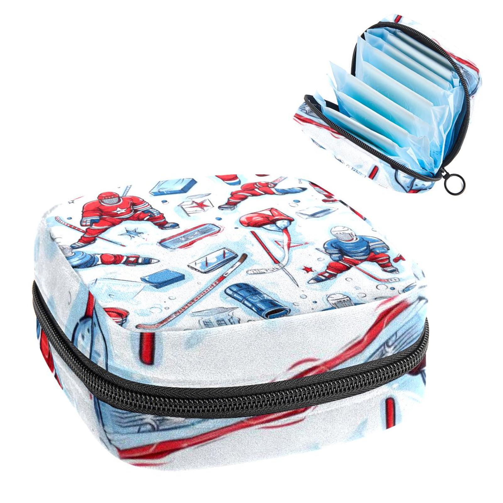 Ice Hockey Pad Bag Storage Organizer Pouch for Menstrual Hygiene ...