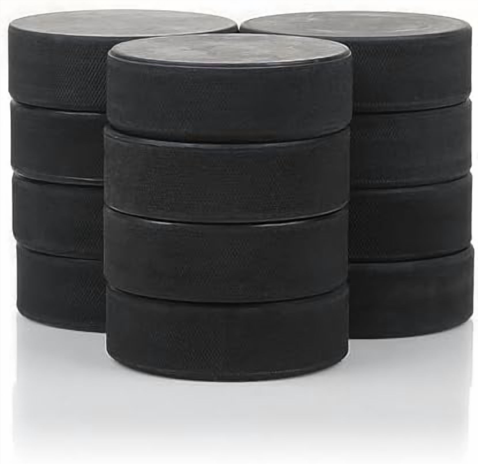 Ice Hockey Pucks Bulk - Official 6oz Black Puck for Practice, Training ...