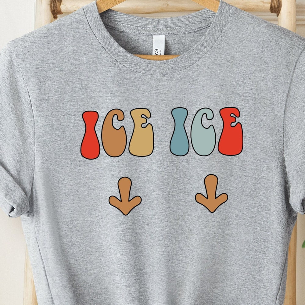Ice Ice Baby T-tshirt, Ice Ice Crewneck, Pregnancy Announcement ...