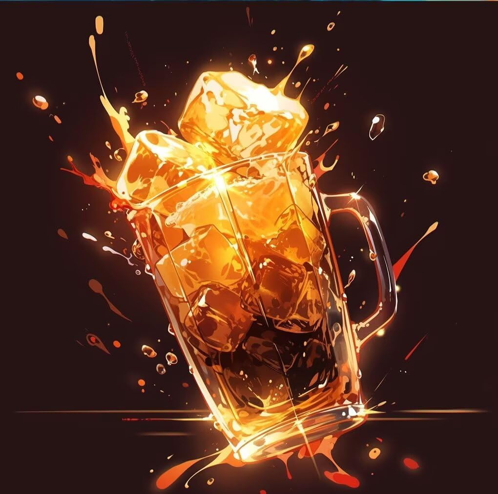 Ice Juice Glass - 1000 Pieces Jigsaw Puzzle-Family Entertainment ...