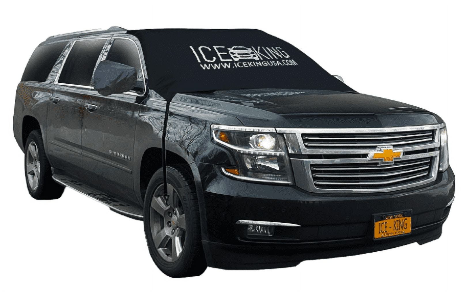 Ice King Massive Windshield Snow Cover and Ice Mirror Cover Bundle ...