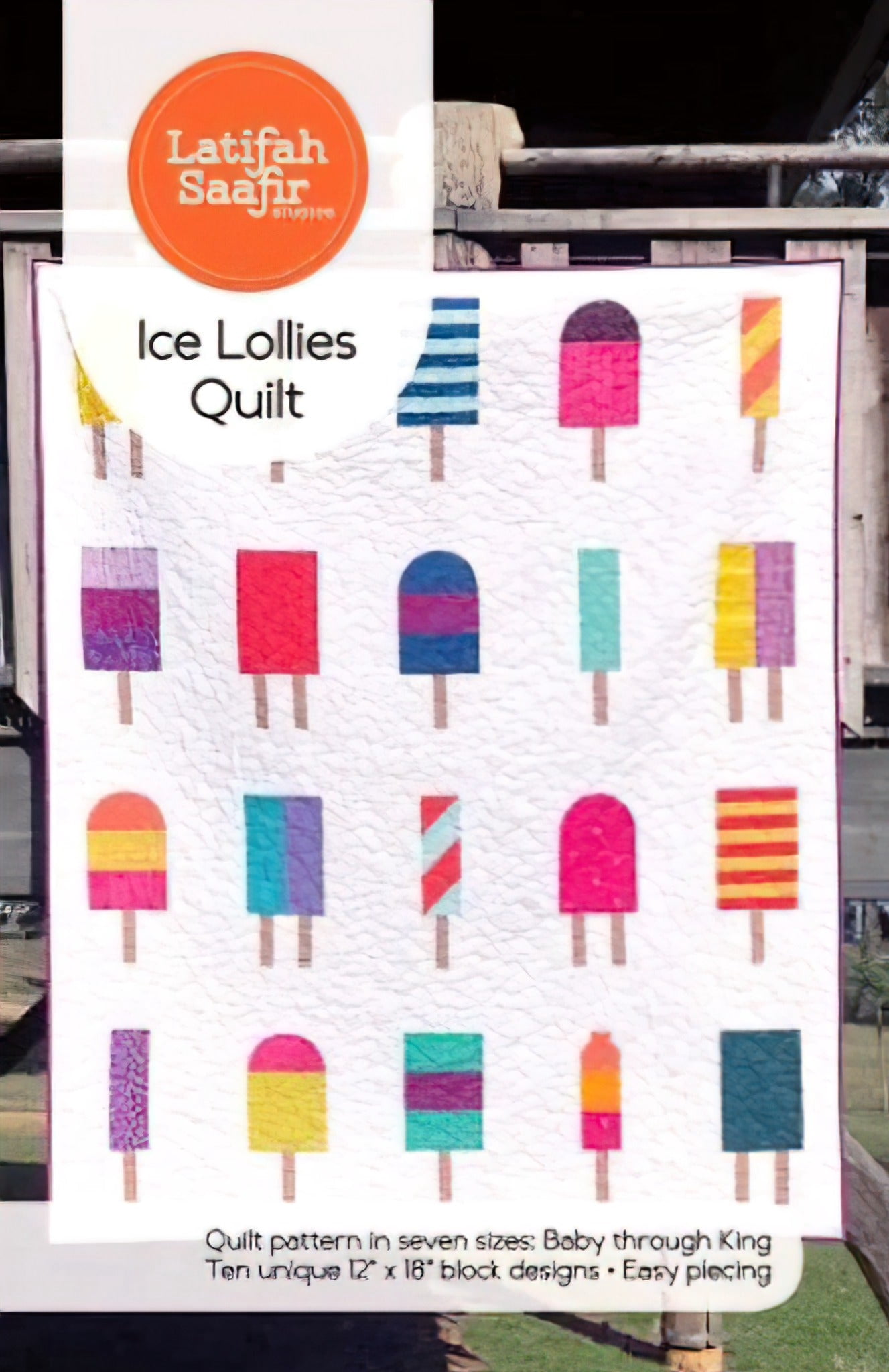 Ice Lollies Quilt Pattern by Latifah Saafir Studios - Walmart.com