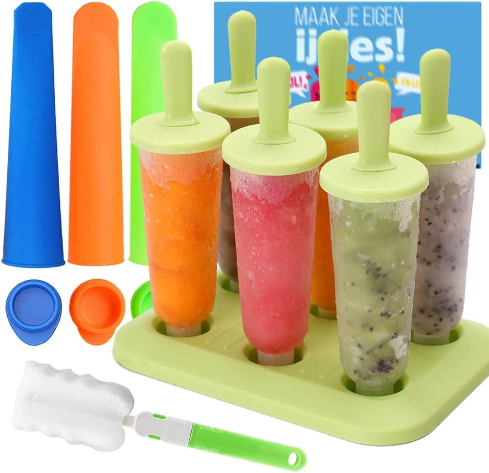 Ice Lolly Moulds, MMTX 10 Pack Molds Set, Ice Lolly Makers, Ice Cream ...