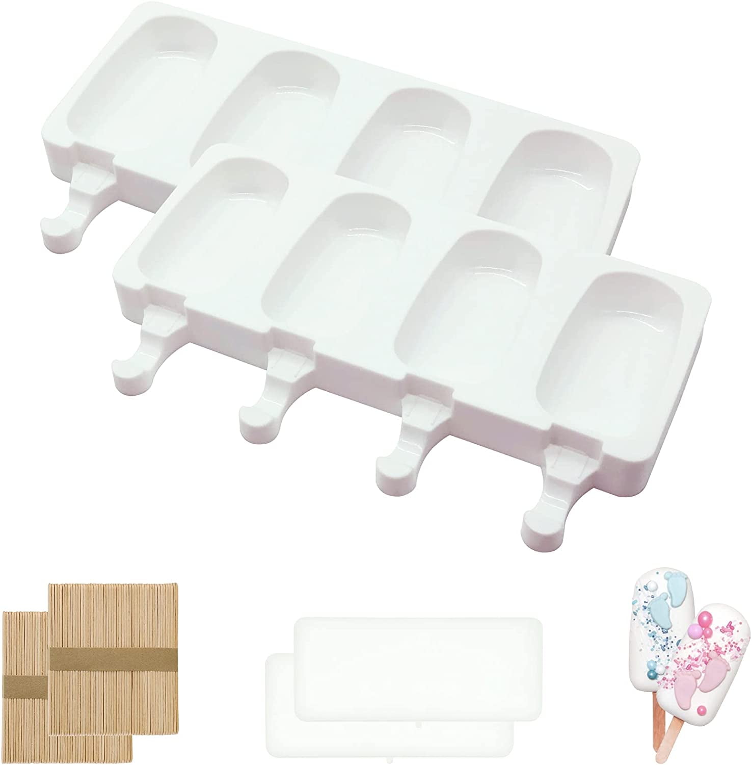 Ice Lolly Moulds, Silicone Popsicle Mould, Ice Lolly & Ice Cream Moulds ...