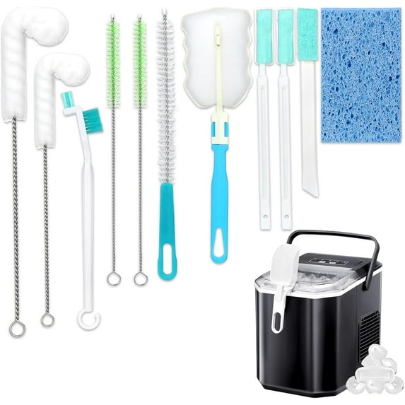 Ice Machine Cleaner Brush Sets, 10 count Ice Maker Cleaning Tools - 9 ...