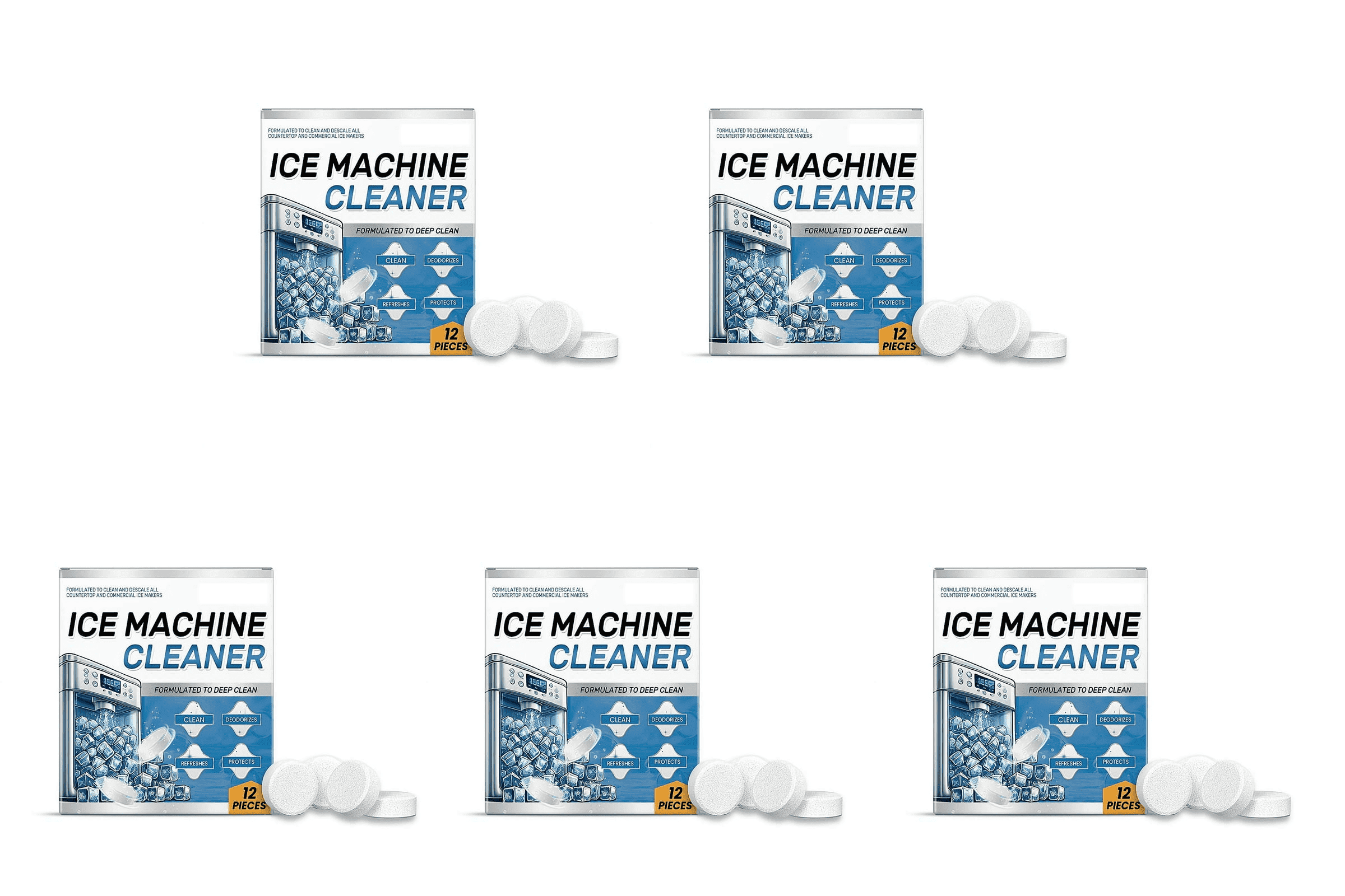 Ice Machine Cleaner & Descaler Tablets – Nickel-Safe Scale Remover for ...