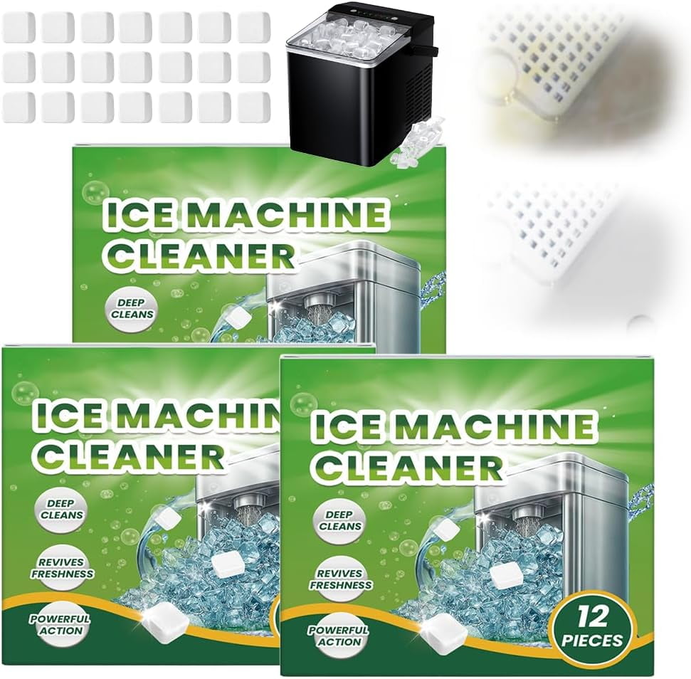 Ice Machine Cleaner Maker Descaler, Ice Machine Cleaning Tablets for ...