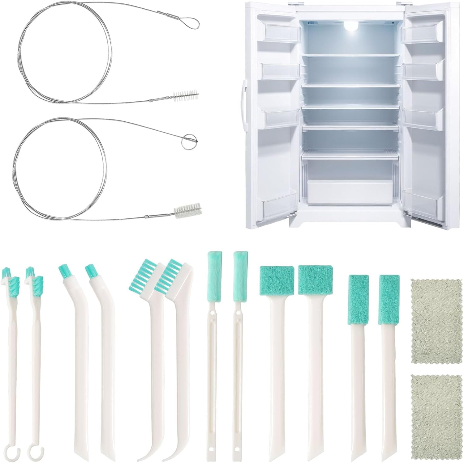 Ice Machine Cleaning Brush Set,Ice Maker Cleaning Brushes Tools Set,12 ...