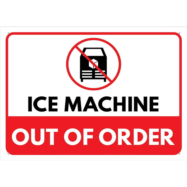 Printer Out Of Order Sign