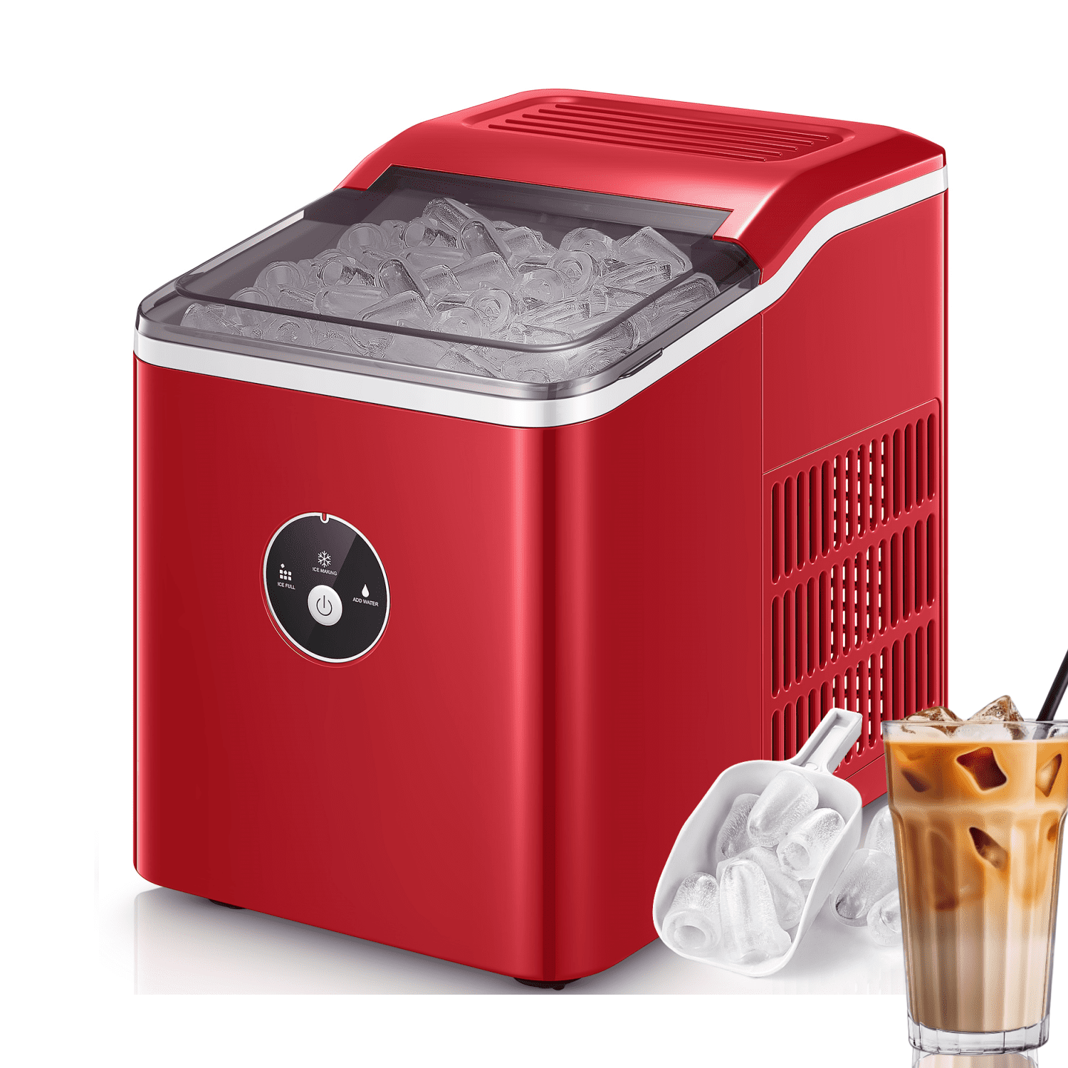 Mini Portable Ice Maker Machine, Countertop, 28 lbs in 24 Hrs, 9 Bullet ...