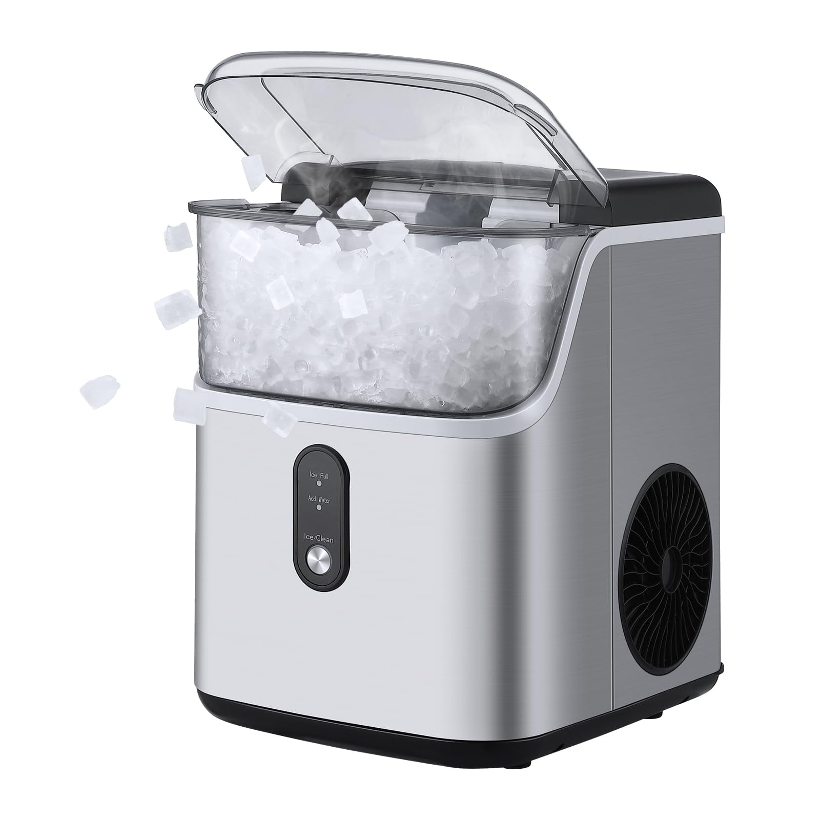 Ice Maker Countertop Machine with Soft Chewable Ice, Crushed Ice Makers ...