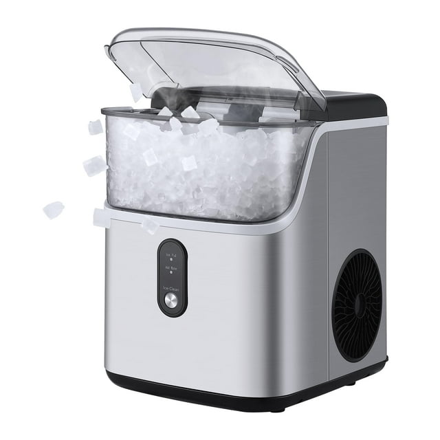 Ice Maker Countertop Machine with Soft Chewable Ice, Crushed Ice Makers ...
