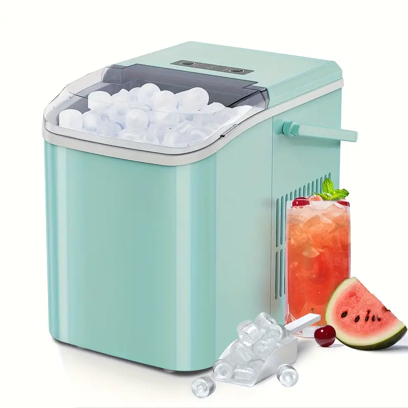Ice Maker Machine - Produces 9 Bullet Ice Cubes In 6 Minutes Ice ...
