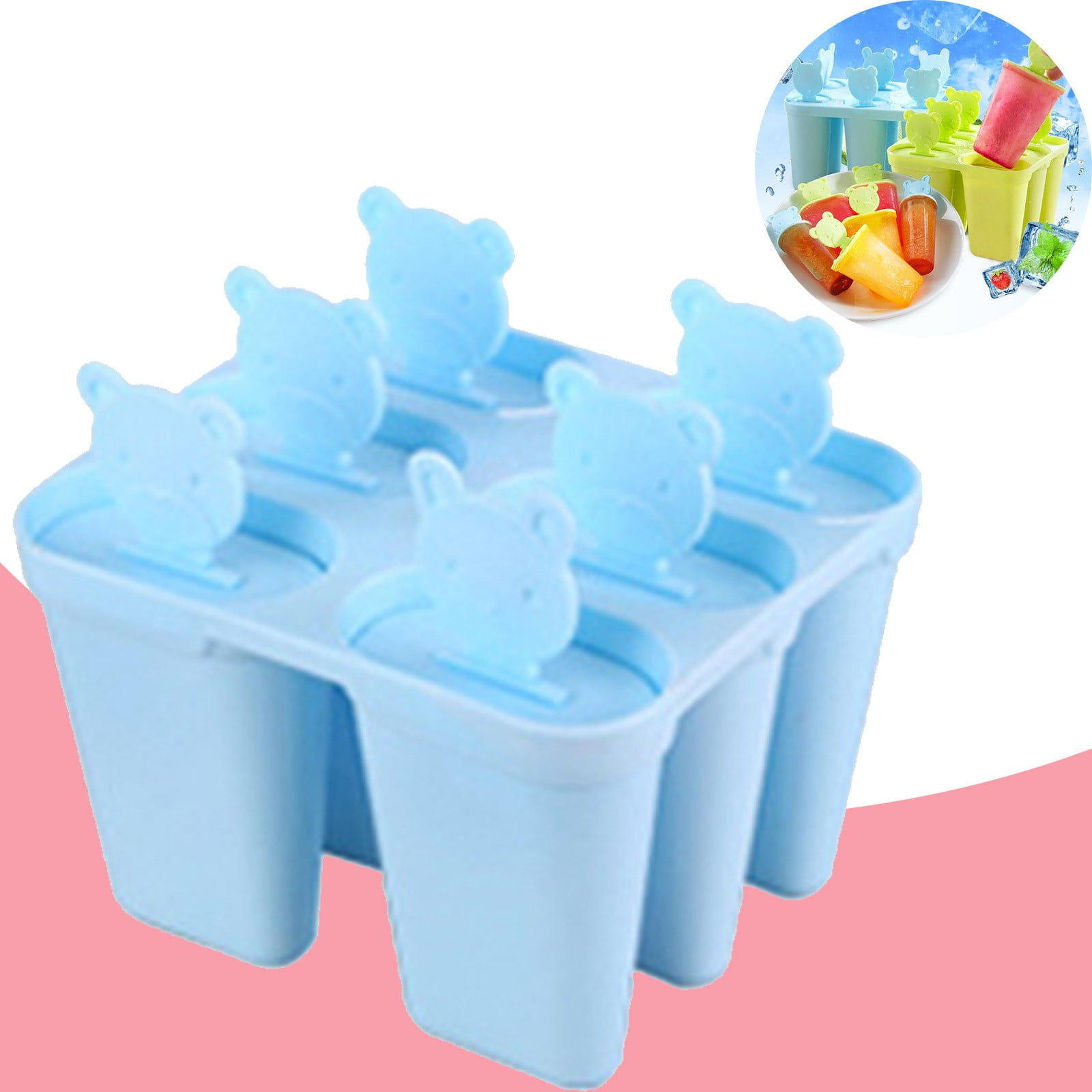 Ice Making Mold * 1 Whole (Including 6 Ice Compartments) Diy Homemade ...