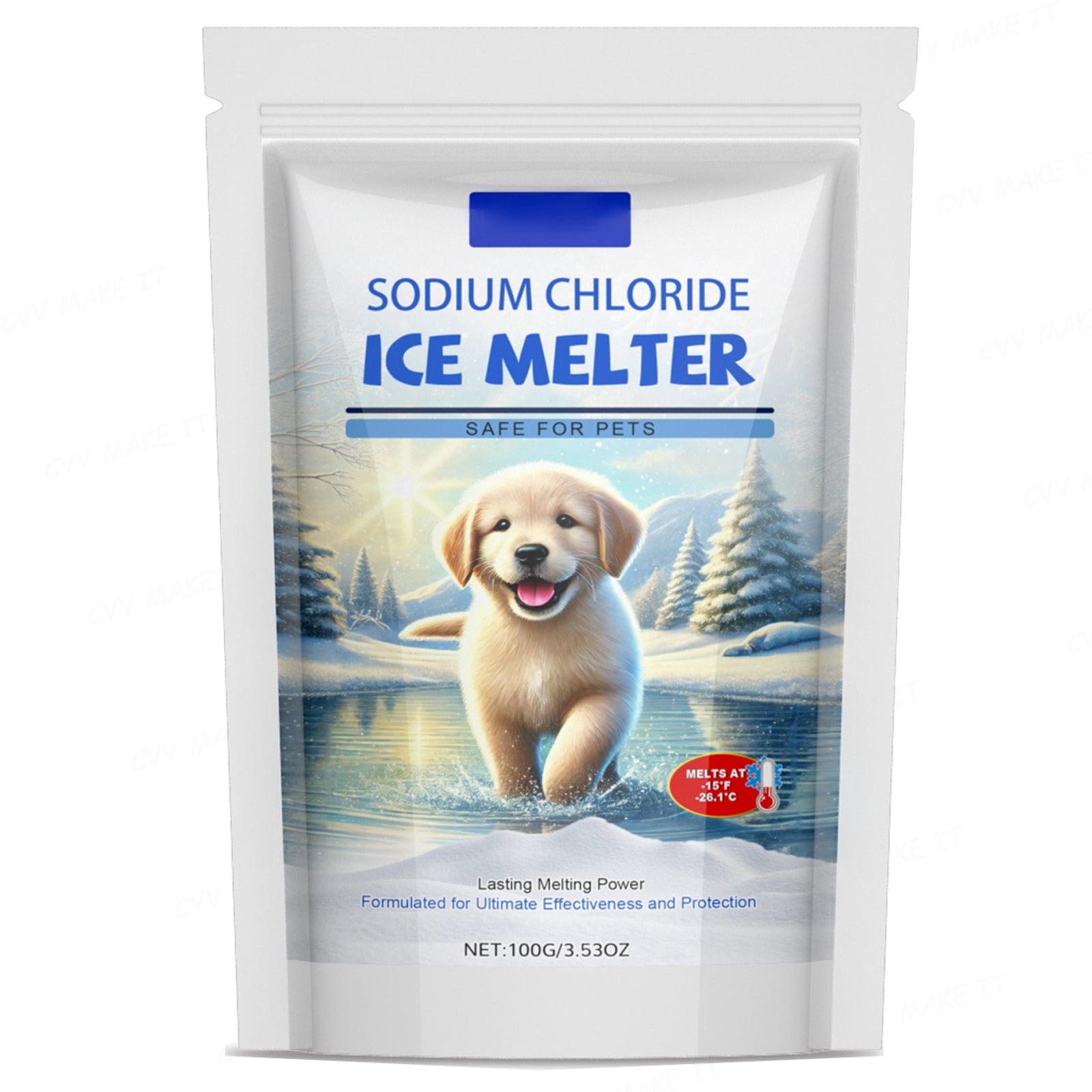 Ice Melt 100g Snow Melt Snow Remover Agent Safe Melter for Driveway ...