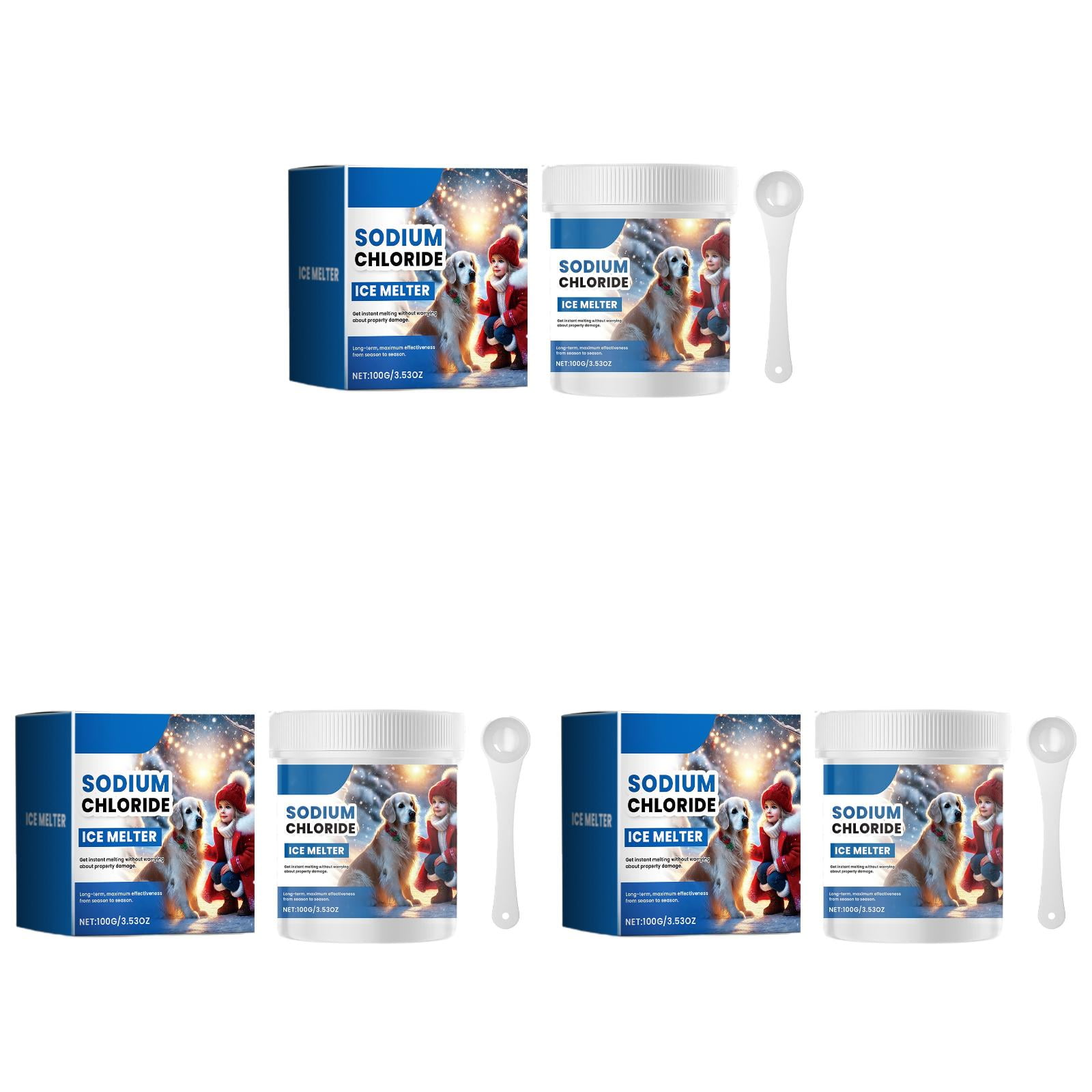 Ice Melt, Pet-Friendly Ice Melt – Fast-Acting Magnesiums Chloride ...