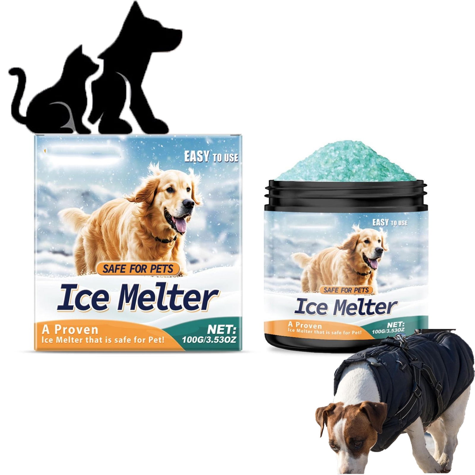 Ice Melt,Pet Safe Ice Melt,Pet Friendly Ice Melt,Rock Salt For Snow,Pet ...