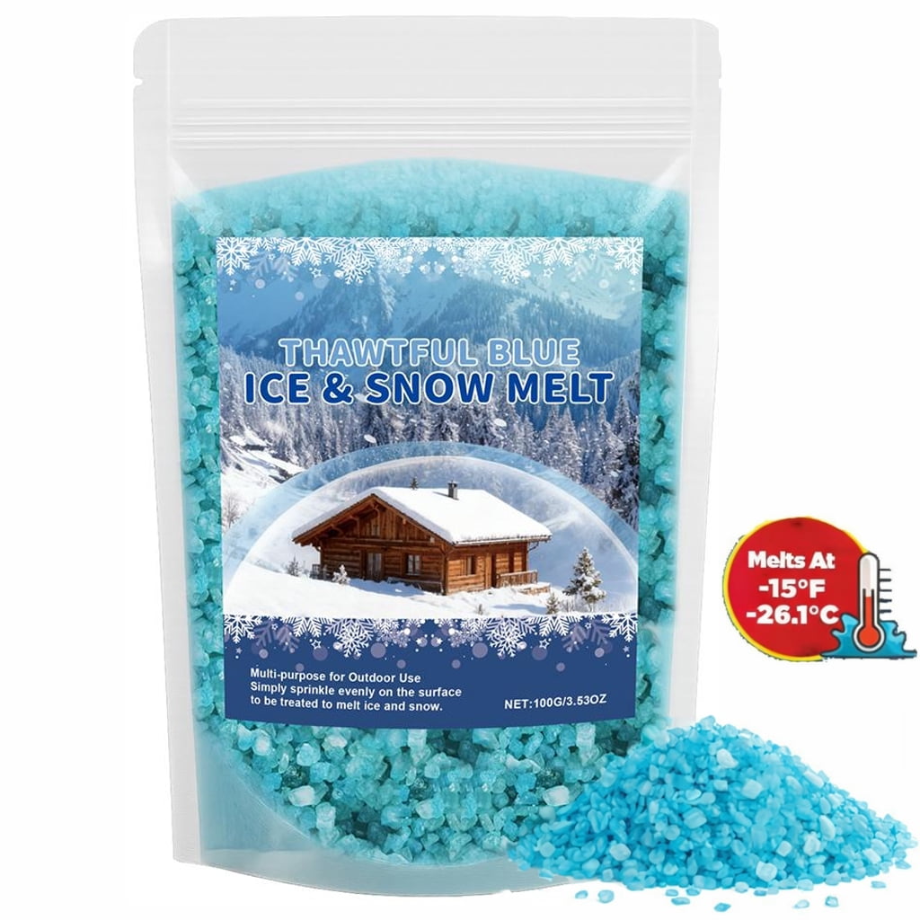 Ice Melt Safer for Concrete & Pet, Snow & Ice Melt Salt for Sidewalks ...