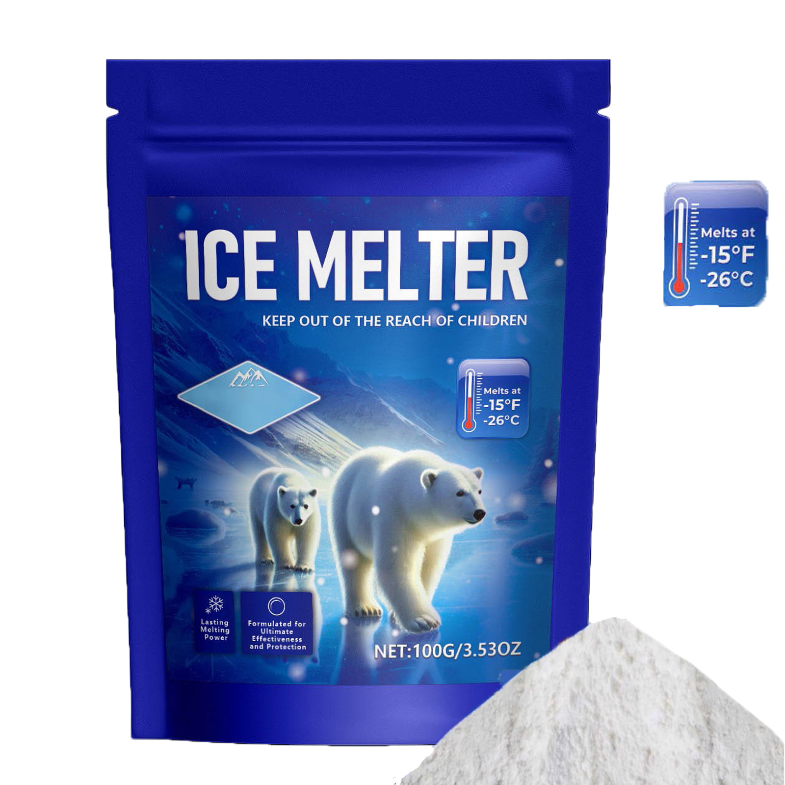 Ice Melt Safer for Concrete, Snow Salt Ice Melt, Salt for Snow and Ice ...
