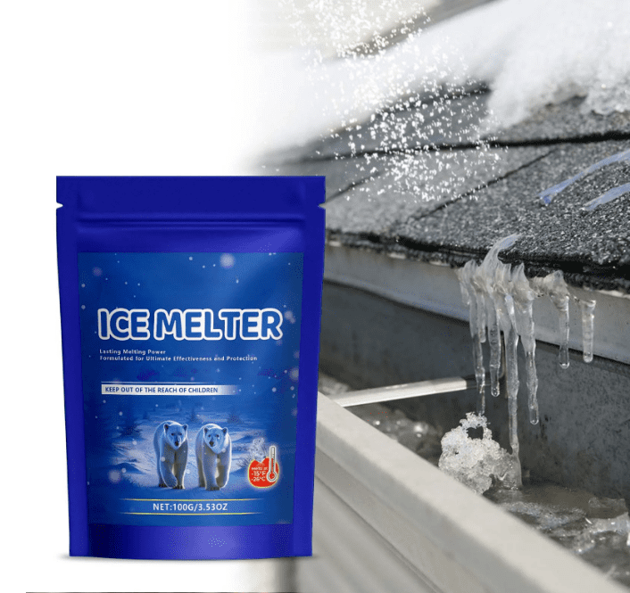 Zero Ice 3PC-Ice Melt Safer For Concrete -20 Lb Bag, Snow Salt Ice Melt ...