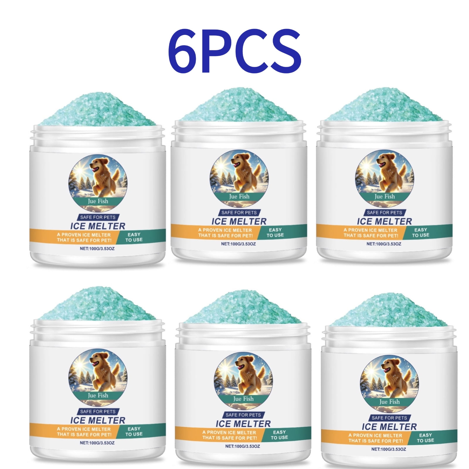 Ice Melt Salt – Pet-Safe & Concrete-Friendly Ice Melter, Quickly ...