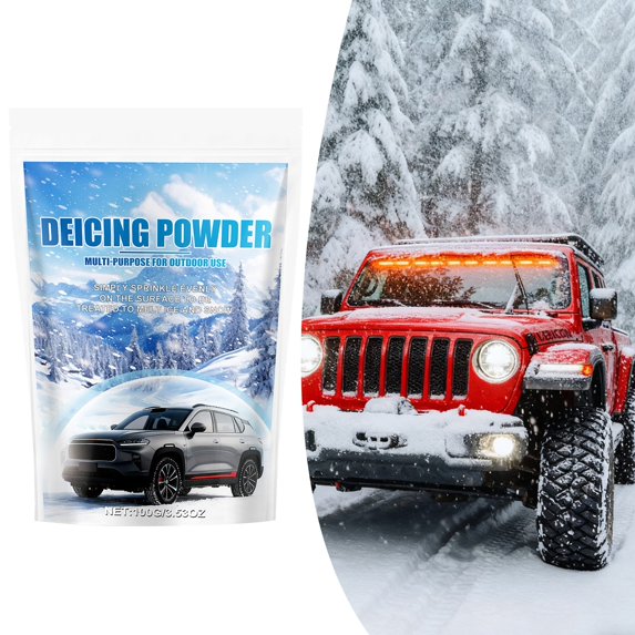 Ice Melter, 100g Fast-Melting Deicer Solution with Quick Action, Snow ...