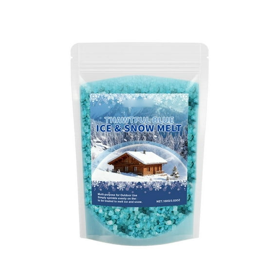 Ice Melter Salt for Snow Removal, Fast Acting Deicer for Driveway ...