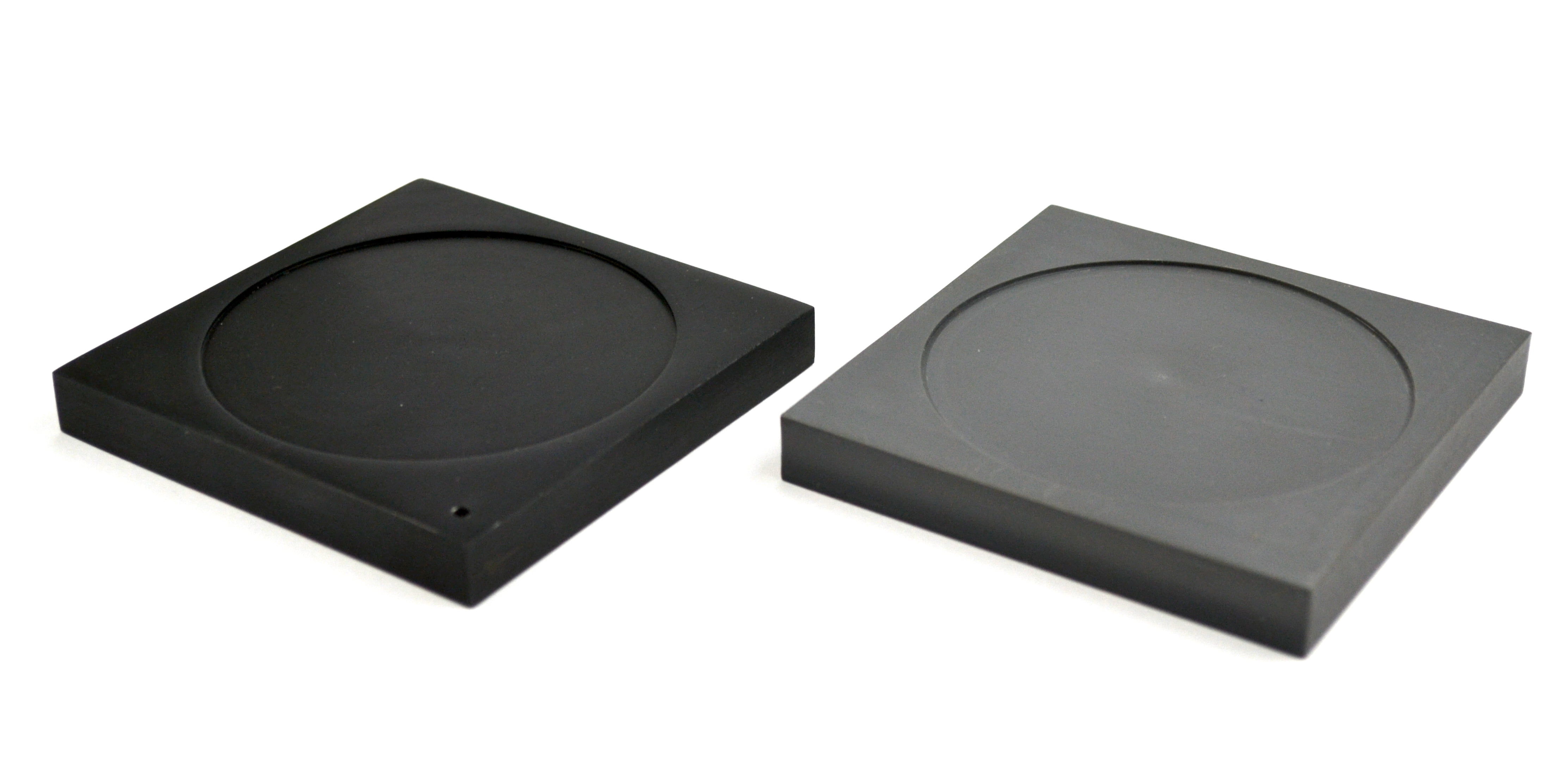 Ice Melting Plates with Depression, 1 Aluminum Plate, 1 Plastic Foam ...