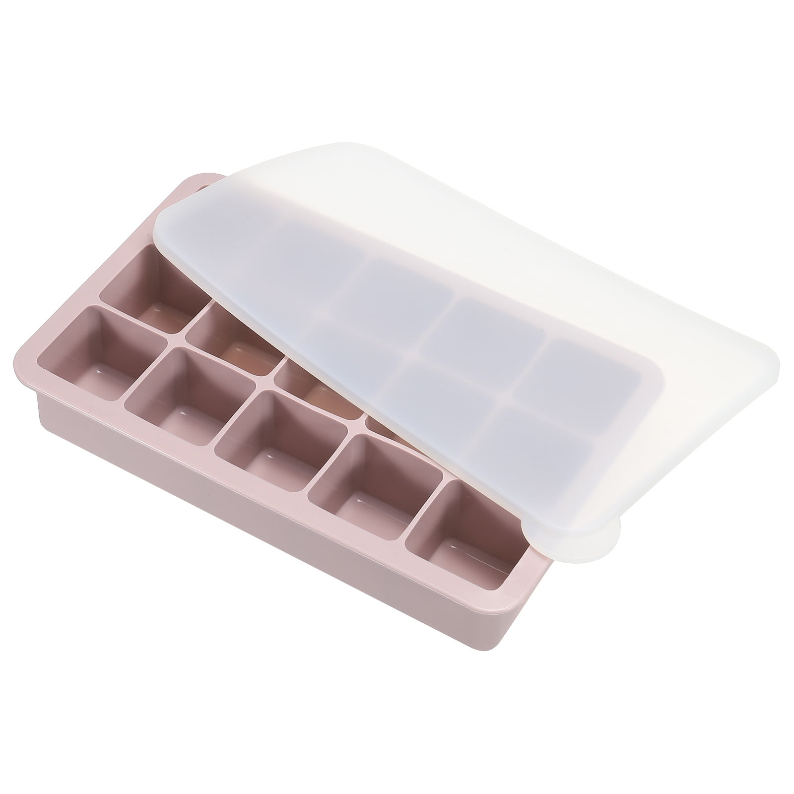 Ice Mold 15 Grid Ice Tray with Lid for Cocktail, Juice(Pink) - Walmart.com