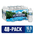 Ice Mountain 100% Natural Spring Water 16.9 fl oz – 48 Pack - Walmart.com