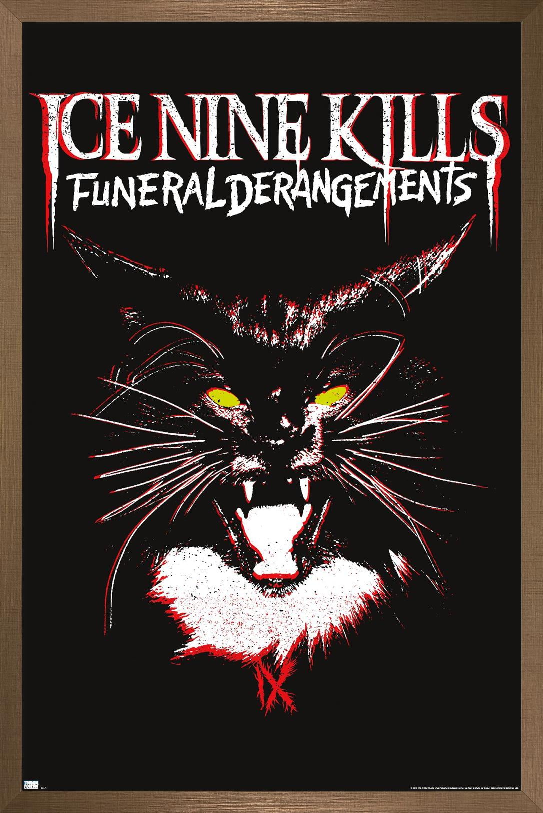 Ice Nine Kills - Cat Funeral Derangements Wall Poster, 14.725" x 22.375 ...