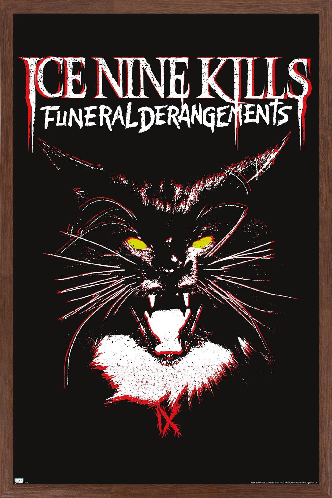 Ice Nine Kills - Cat Funeral Derangements Wall Poster, 22.375" x 34 ...
