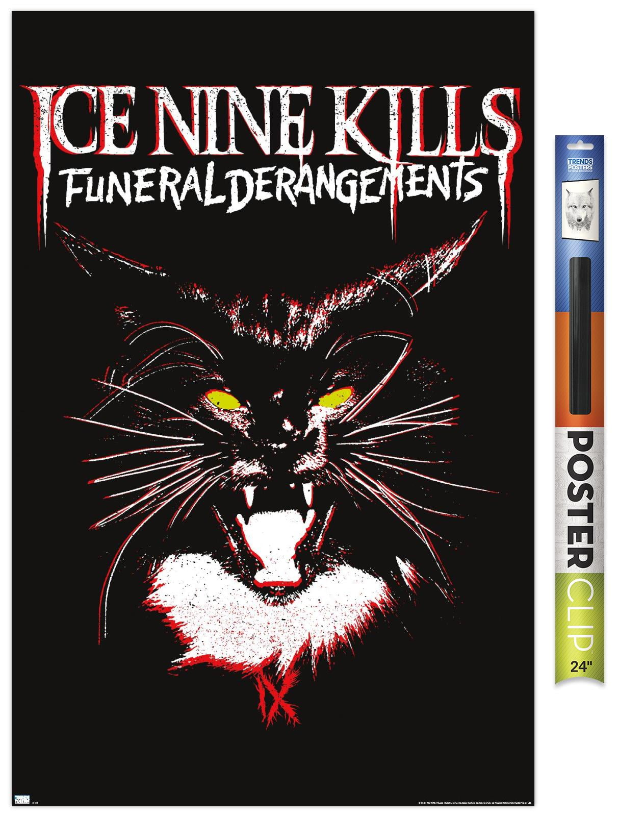 Ice Nine Kills - Cat Funeral Derangements Wall Poster, 22.375" x 34 ...