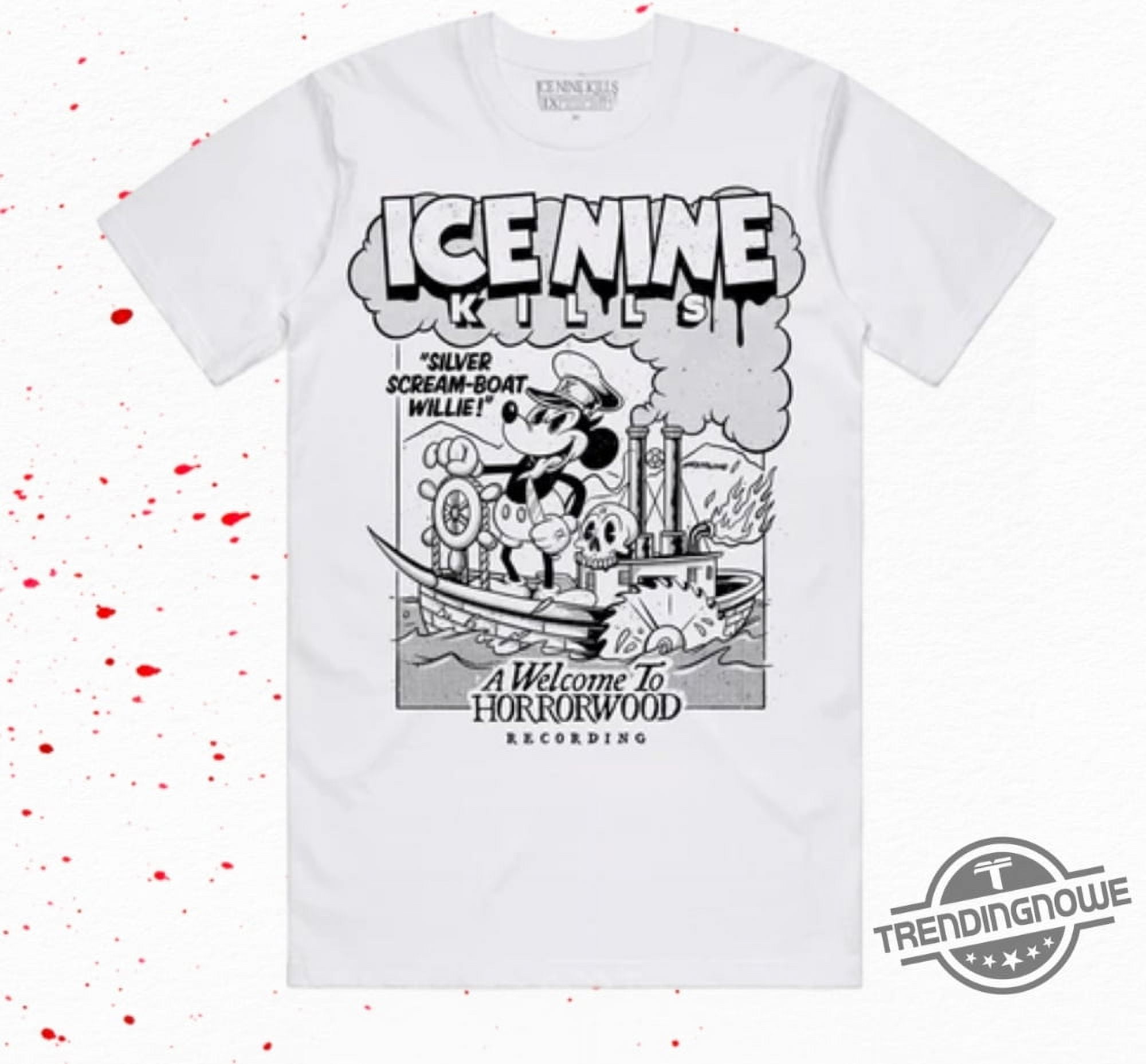 Ice Nine Kills Silver Scream Boat Willie Shirt Ice Nine Kills Shirt ...