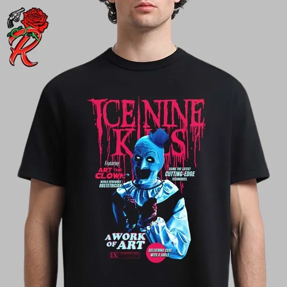 Ice Nine Kills X Terrifier Art The Clown Merch T-Shirt - Walmart.com