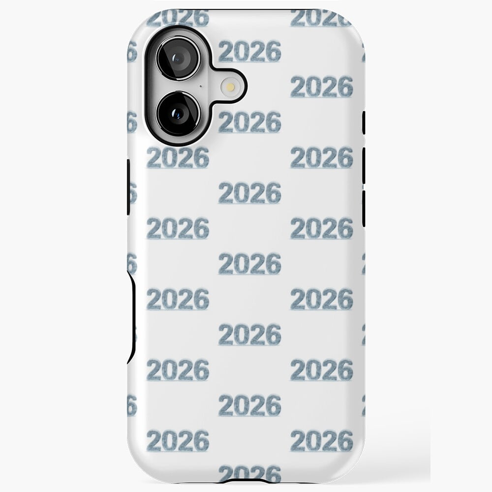 Ice Numbers 2026 Winter Holiday Cheer Design iPhone 17 through 11 Pro ...