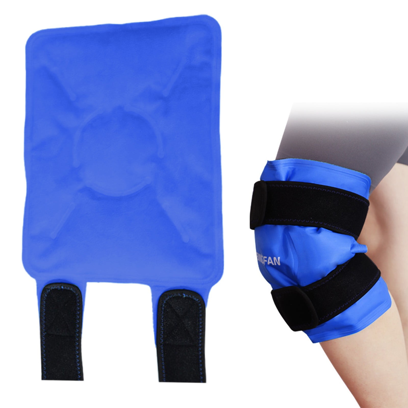 Ice Pack For Knee Reusable Gel Ice Wrap For Of Knee Swelling Knee ...
