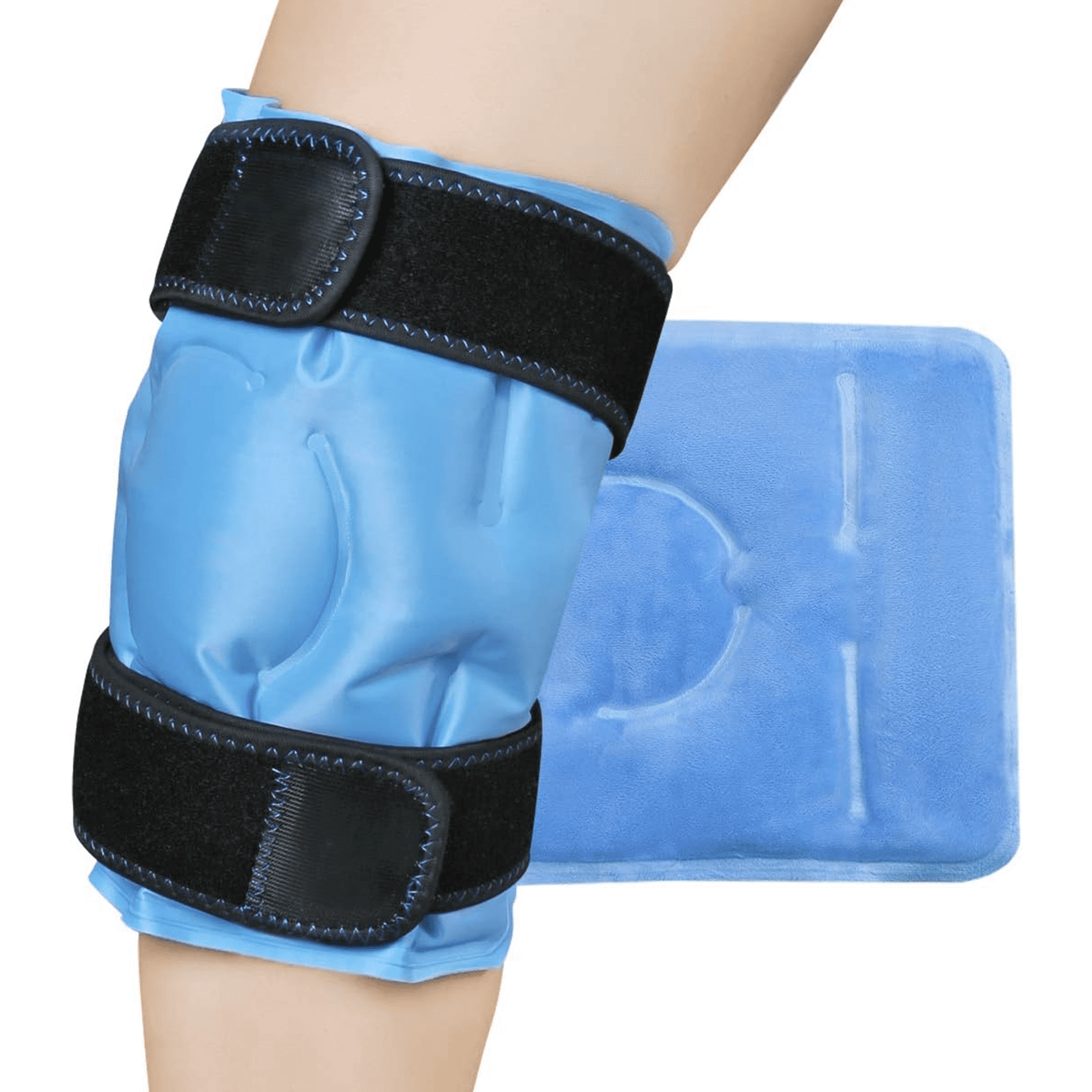 Ice Pack Wrap Around Knee After Surgery, Reusable Gel Large Ice Pack ...
