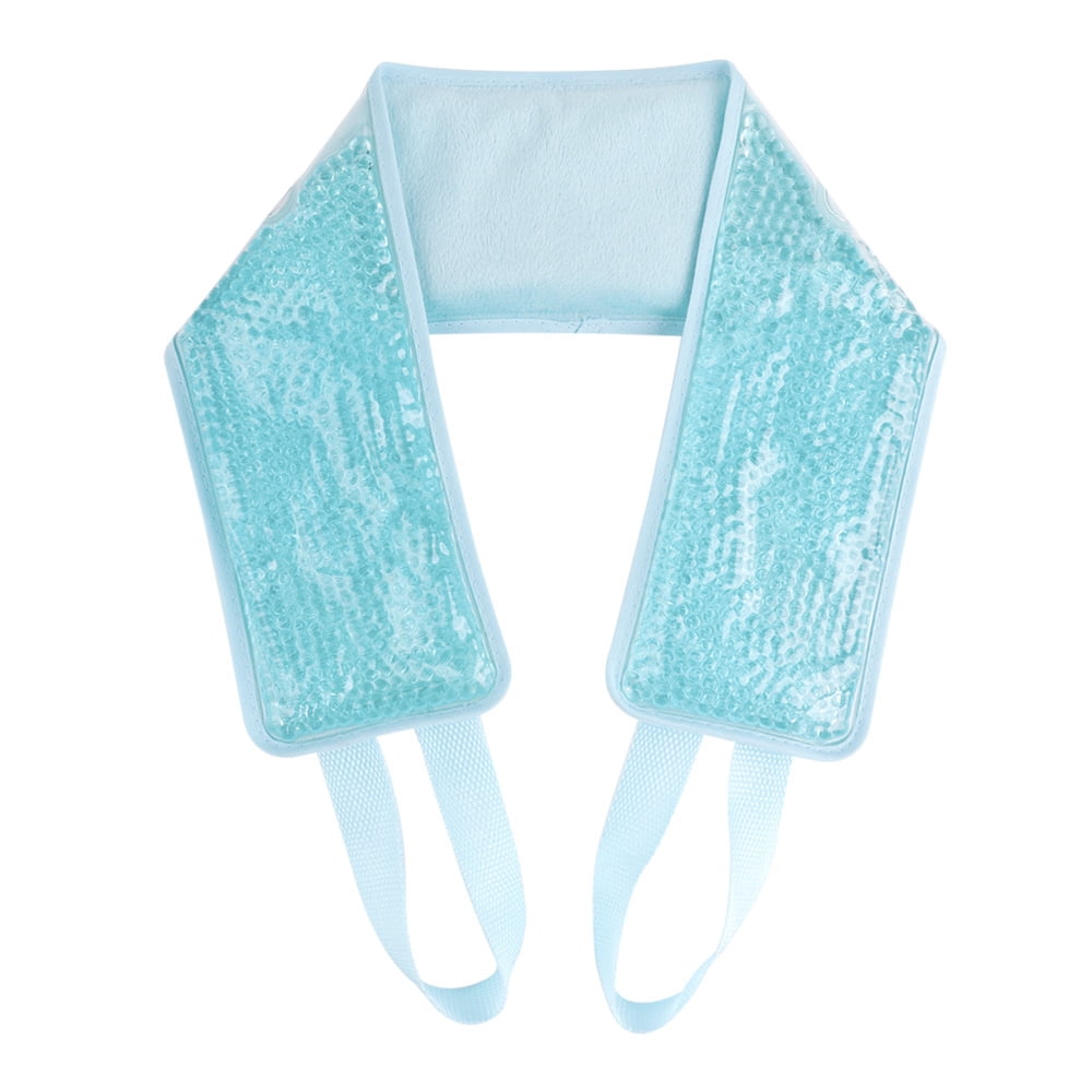 Ice Pack for Neck Injuries Reusable Neck Cold Bag with Soft Plush ...