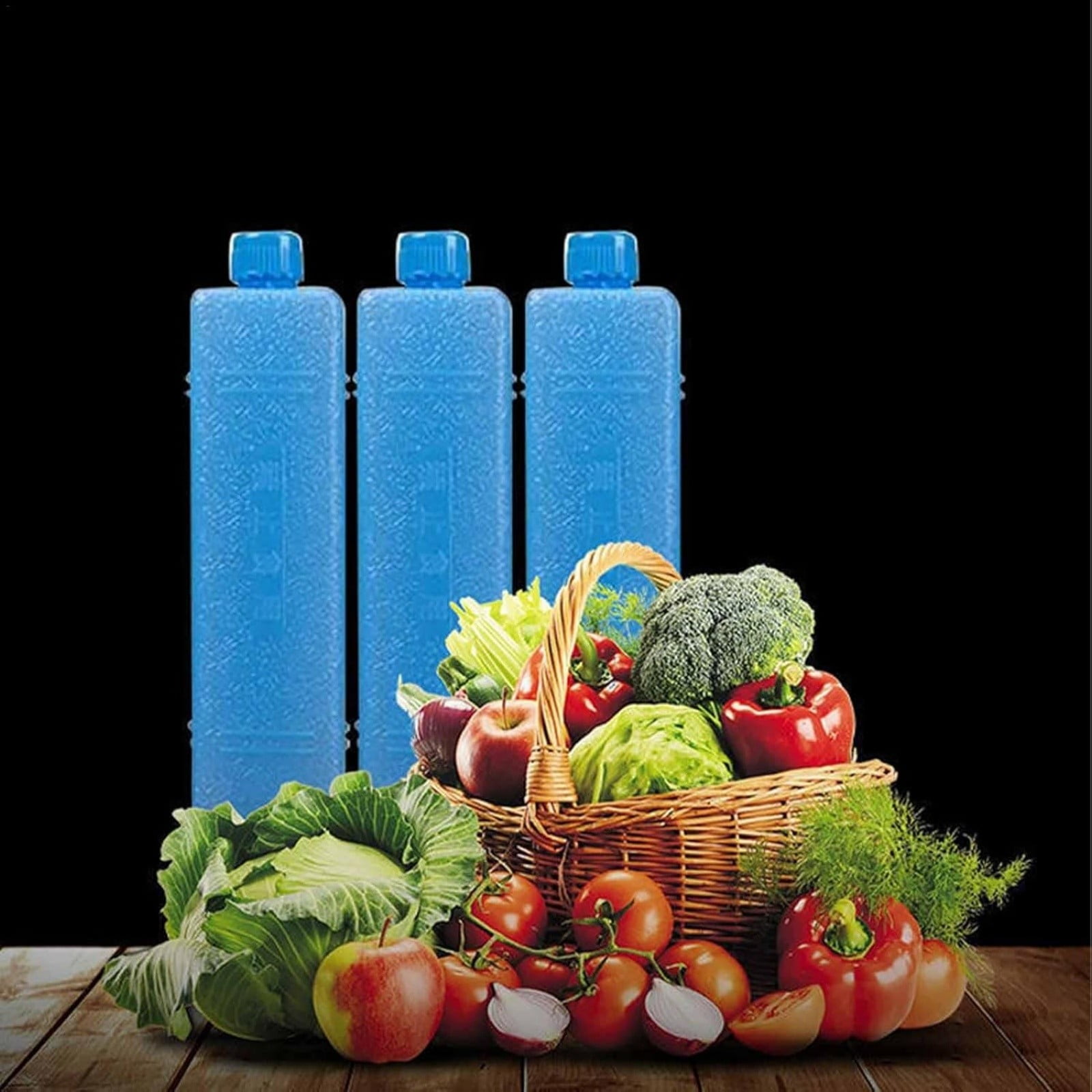 Ice Packs Ice Crystal Boxes for Coolers, Reusable Long Lasting&Fast ...