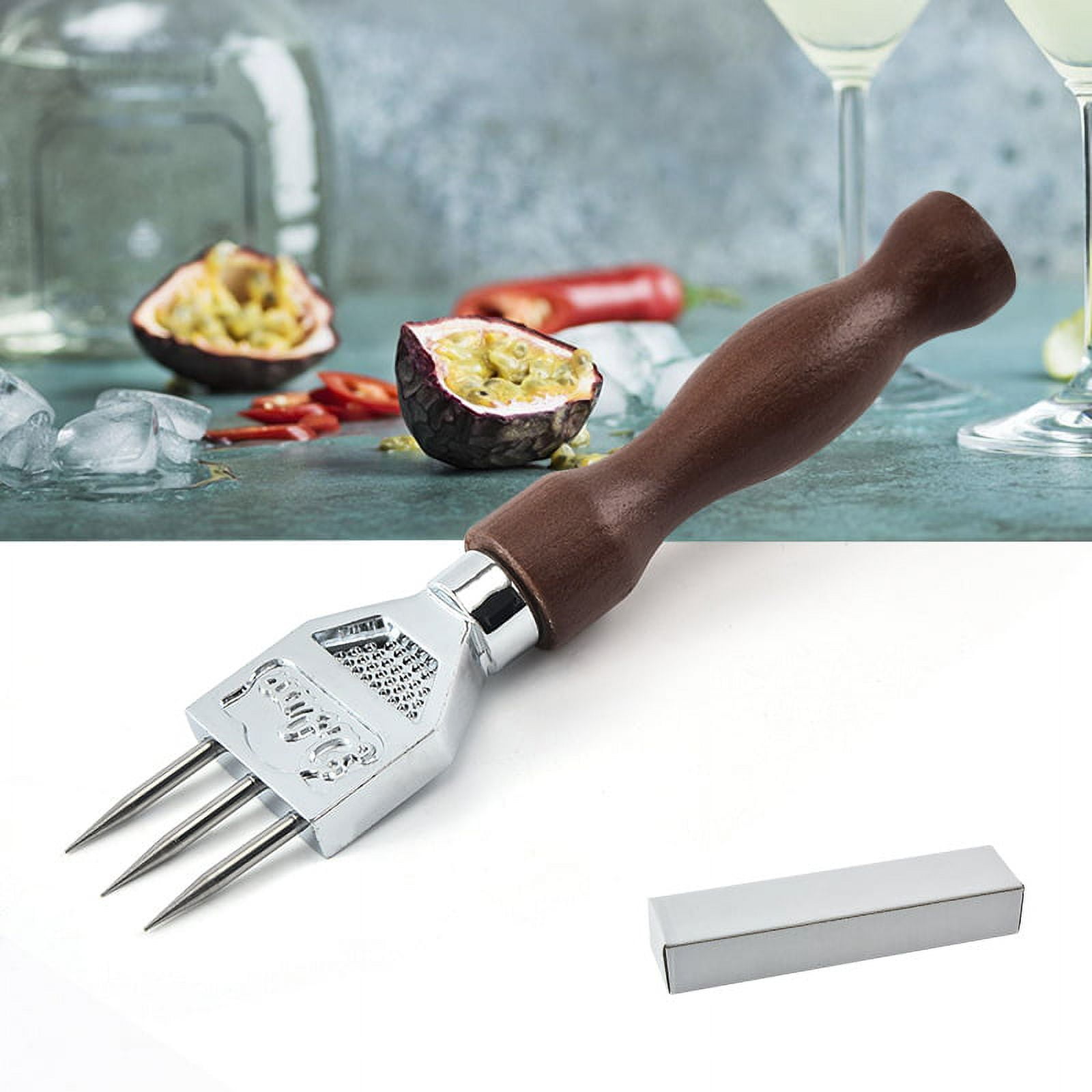 Ice Pick Sturdy Ice Chipper With Solid Wood Handle Stainless Steel ...