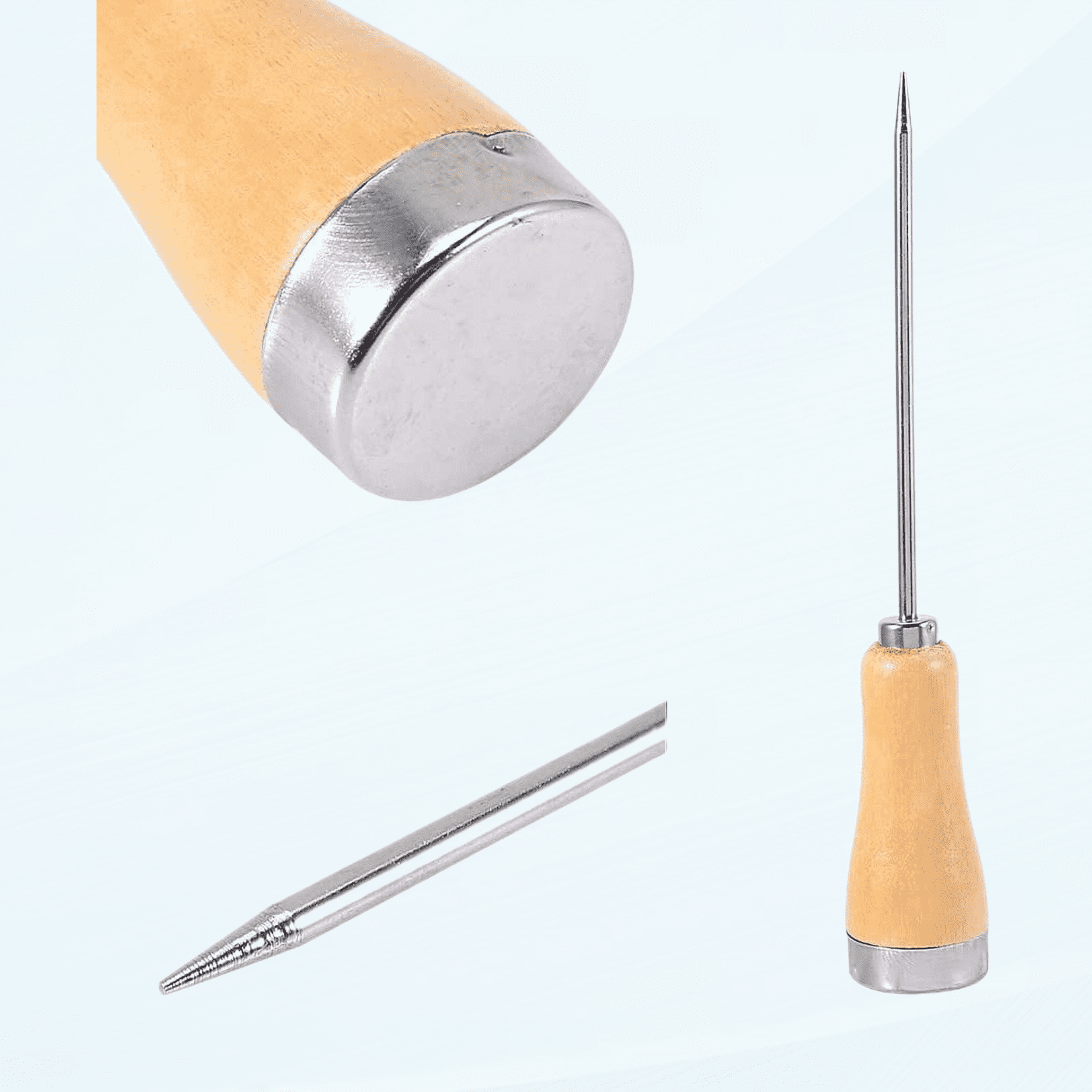 Ice Pick with Wooden Handle, Ice Pick Icepick with Sheath Ice Pick ...